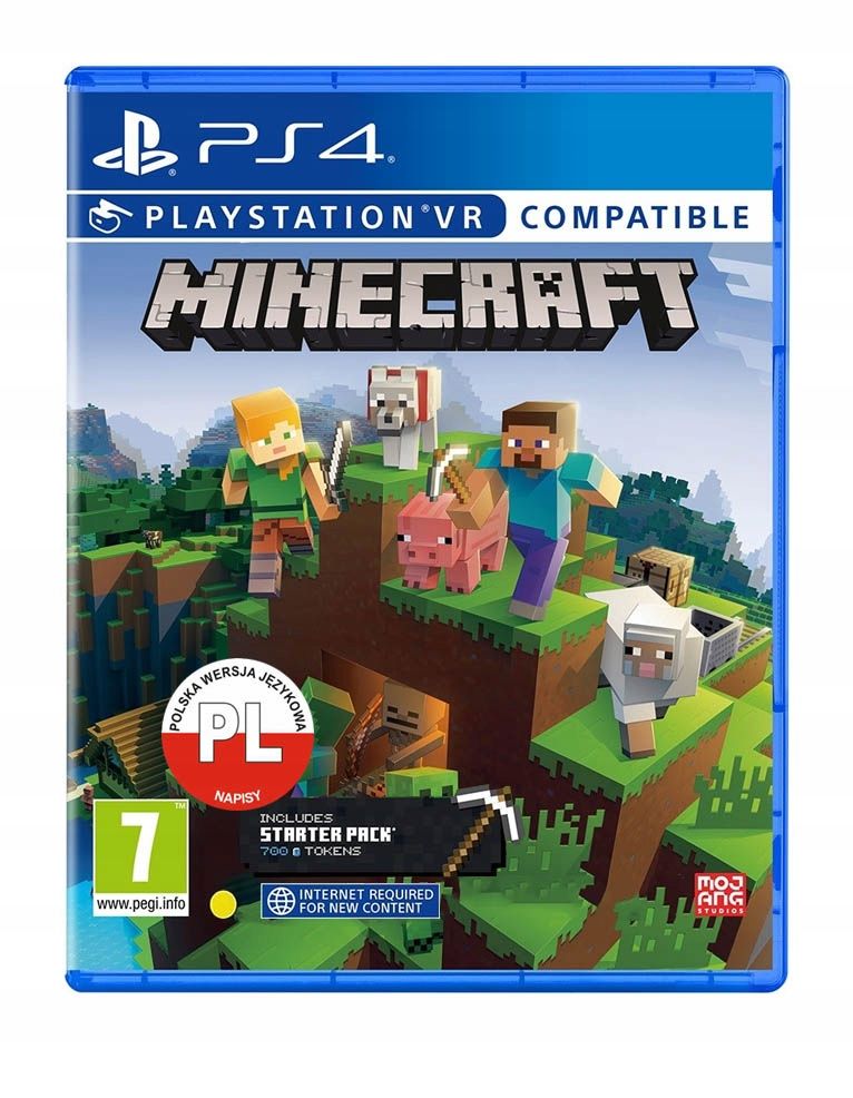 PS4 PS5 MINECRAFT BEDROCK EDITION PO POLSKU / NOWA – 135573291 - ERLI.pl