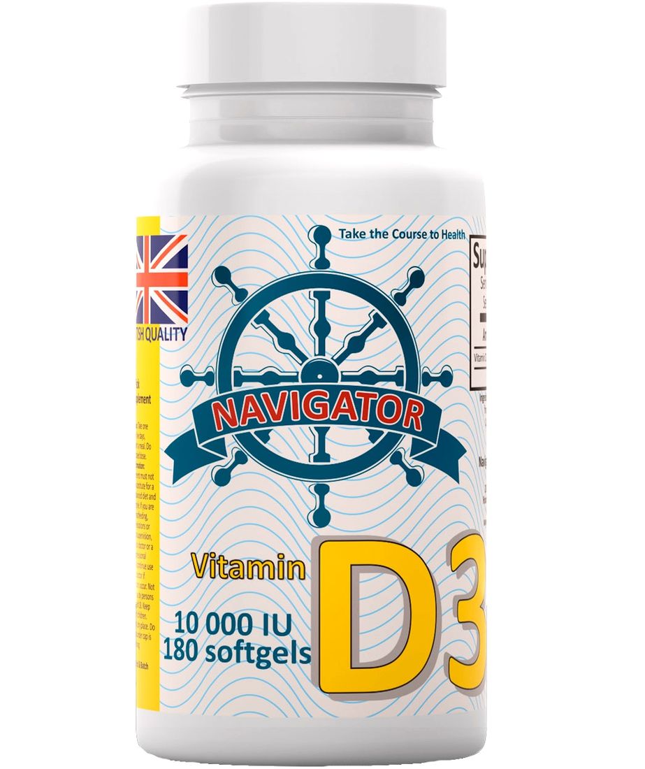 WITAMINA D3 10000 DUŻA DAWKA 100% NATURALNY SKŁAD - ERLI.pl