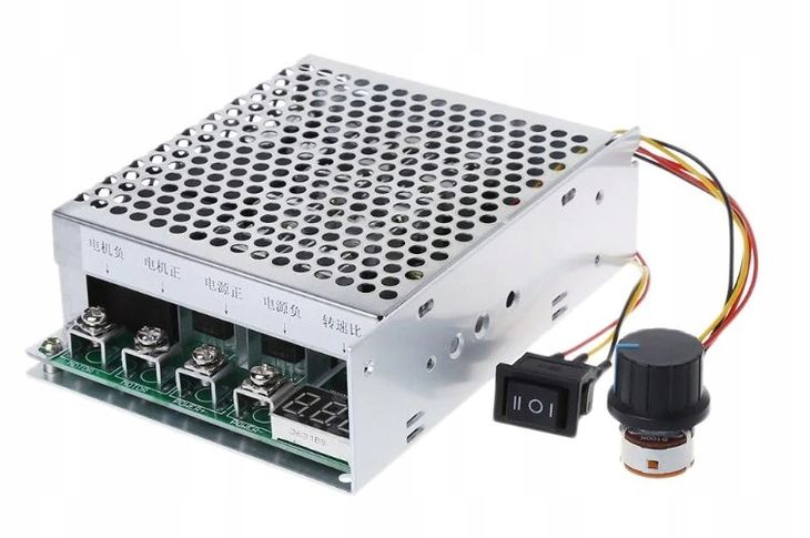 REGULATOR OBROTÓW SILNIKA DC 12V do 24V-55V 60A - ERLI.pl