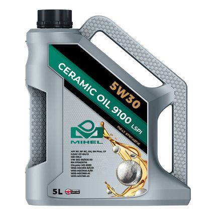 MIHEL Ceramic Oil 9100 LSPI 5W30 Olej ceramiczny 5L - ERLI.pl