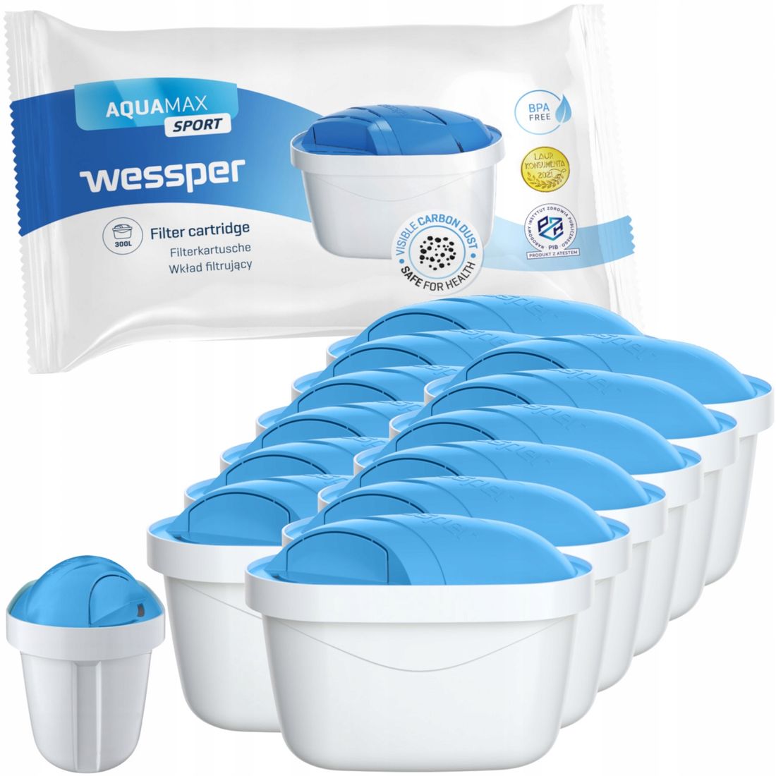 FILTRY WKŁAD DO DZBANKA BRITA MAXTRA PLUS 12x - ERLI.pl