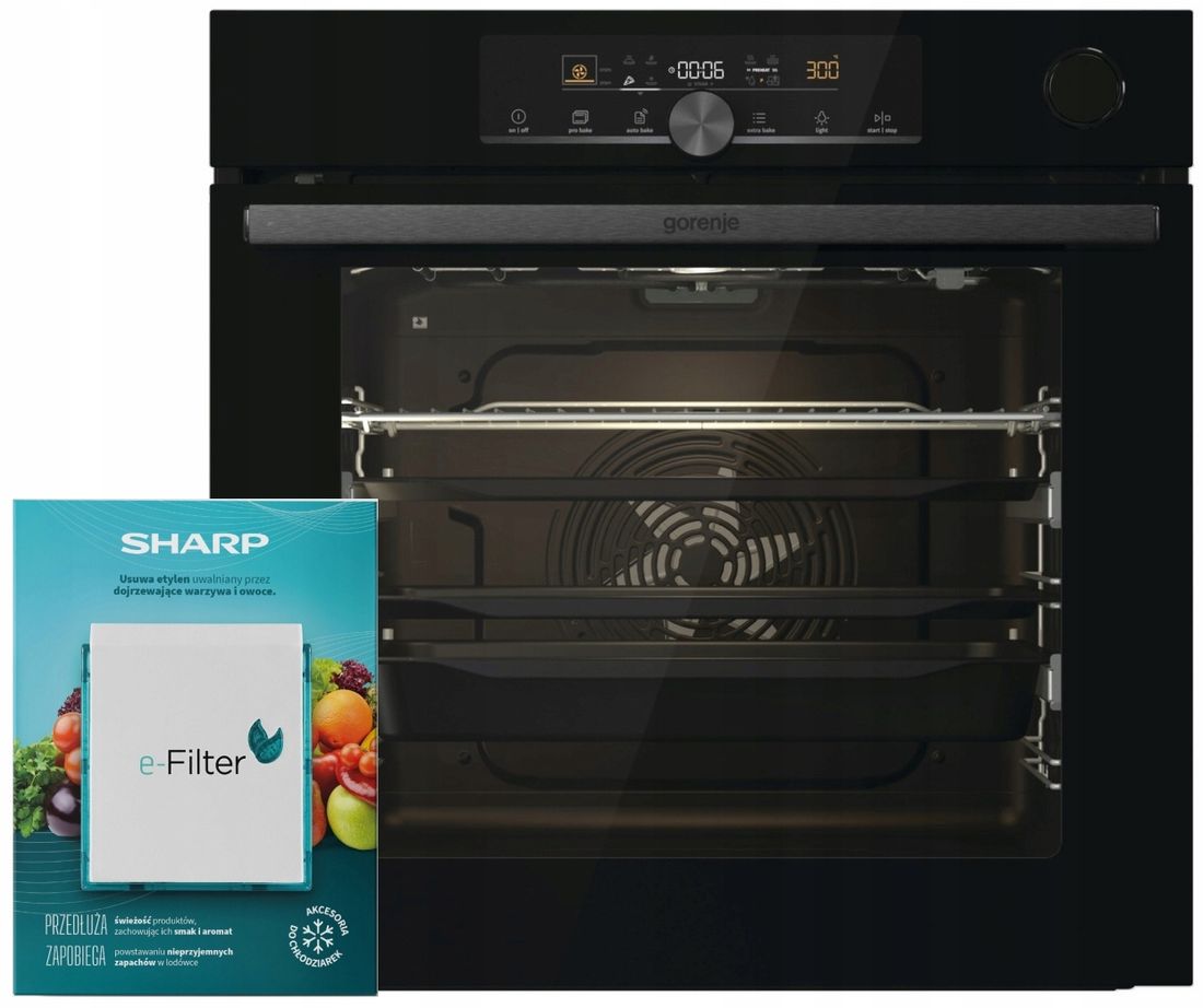 Piekarnik Gorenje CZARNY BPSA6747A08BG + GRATIS - ERLI.pl