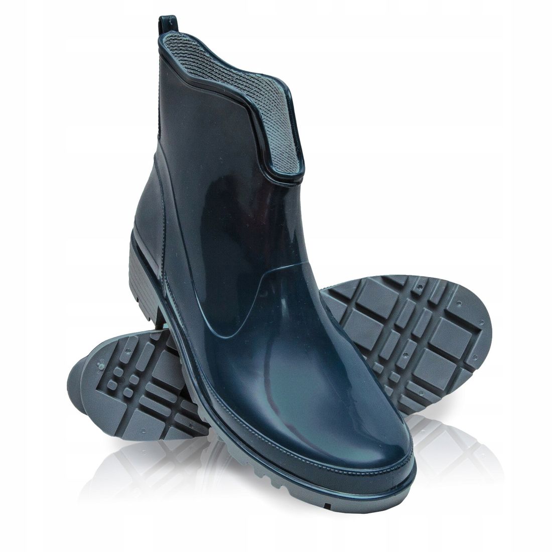 KALOSZE DAMSKIE GUMOWCE NISKIE BOTKI ELKE 42 - ERLI.pl