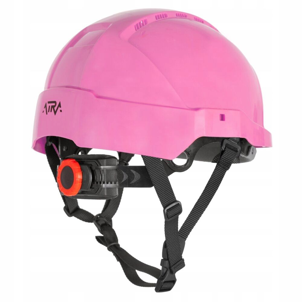 Kask Hełm Roboczy Ochronny Wentylowany BHP Damski Różowy Protekt ATRA ...