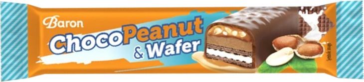 24x Choco Nut Wafer Baton 40g BARON - ERLI.pl