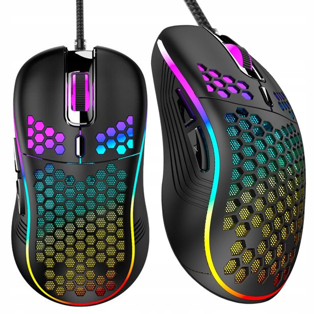 MYSZKA GAMINGOWA MYSZ DLA GRACZA RGB DO KOMPUTERA - ERLI.pl