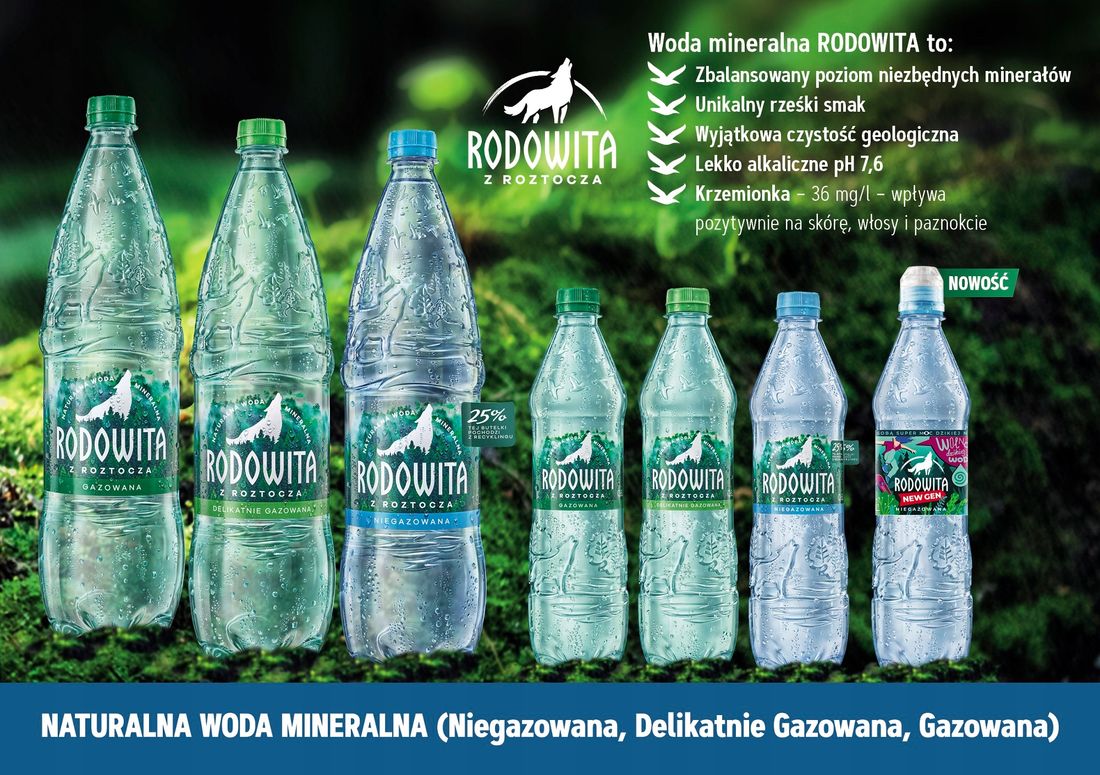 Woda mineralna RODOWITA Roztocza gazowana 12x 0,6l – 136254227 - ERLI.pl