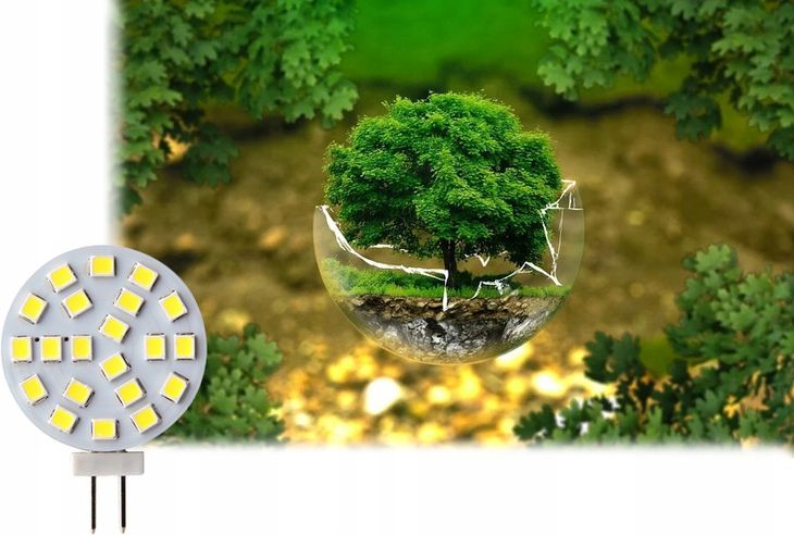 10x Żarówka LED G4 12V DC 5W 450lm talerzyk - ERLI.pl 10x Żarówka LED G4 12V DC 5W 450lm talerzyk - ERLI.pl