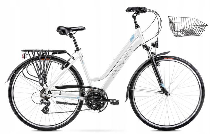 Rower trekkingowy damski Romet Gazela 1 rama 17'' - ERLI.pl