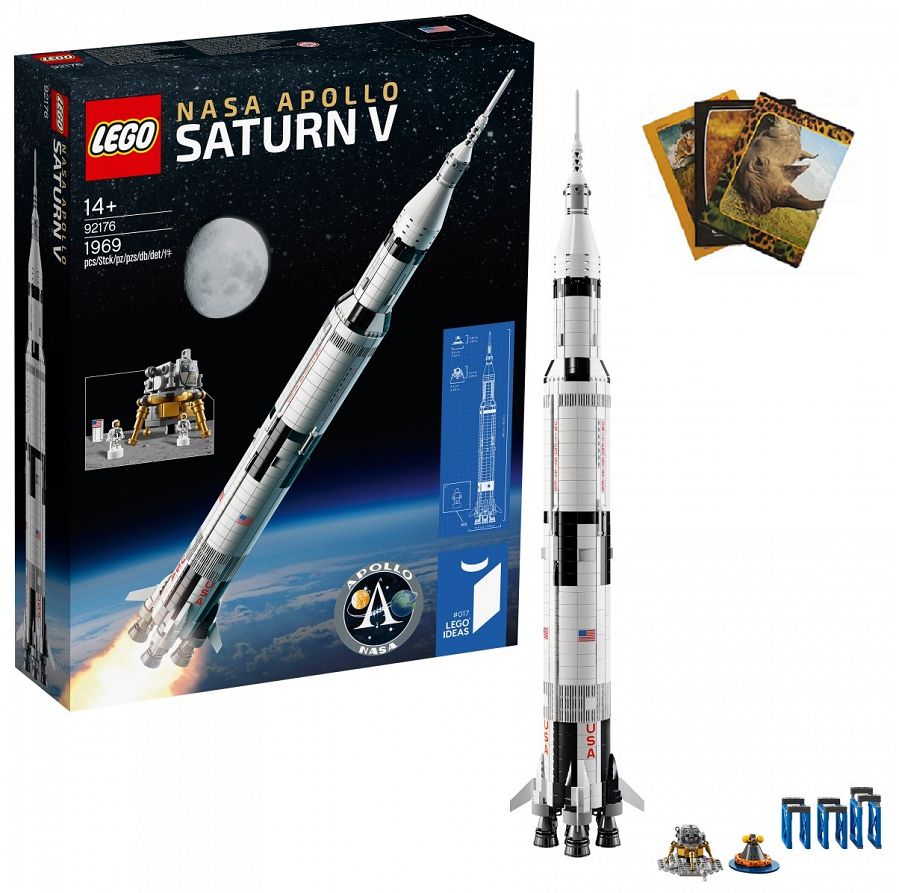 LEGO IDEAS 92176 RAKIETA NASA APOLLO SATURN V + GRATIS ZESZYT - ERLI.pl