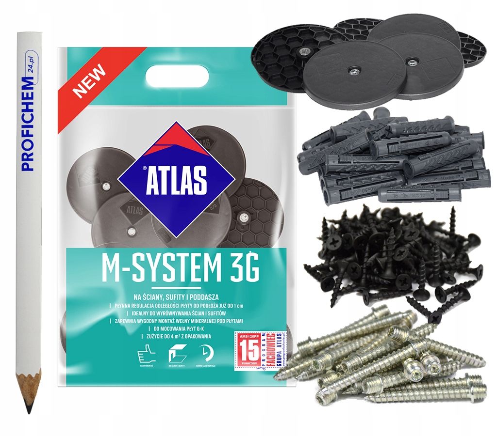 ATLAS M-SYSTEM L 50 3G 120PP M8/FI 6,5 ZESTAW 50MM – 136496312 - ERLI.pl