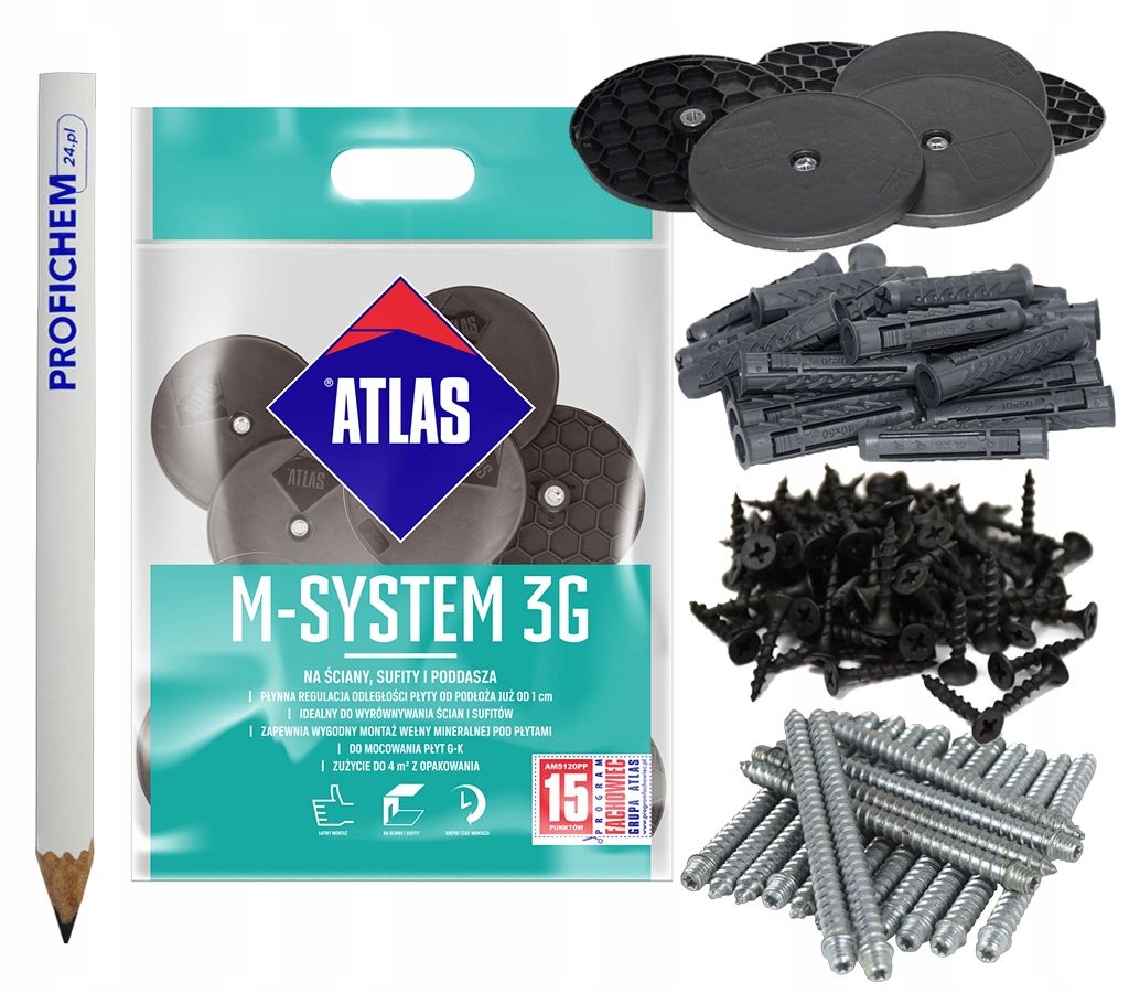 ATLAS M-SYSTEM 3G M8/FI 6,5 L100 BX + GRATISY - ERLI.pl