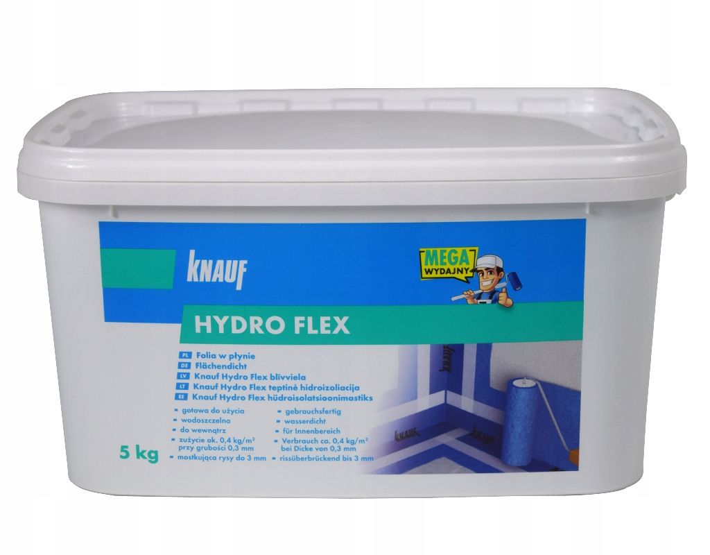 KNAUF HYDRO FLEX FOLIA W PŁYNIE 5KG - ERLI.pl KNAUF HYDRO FLEX FOLIA W PŁYNIE 5KG - ERLI.pl