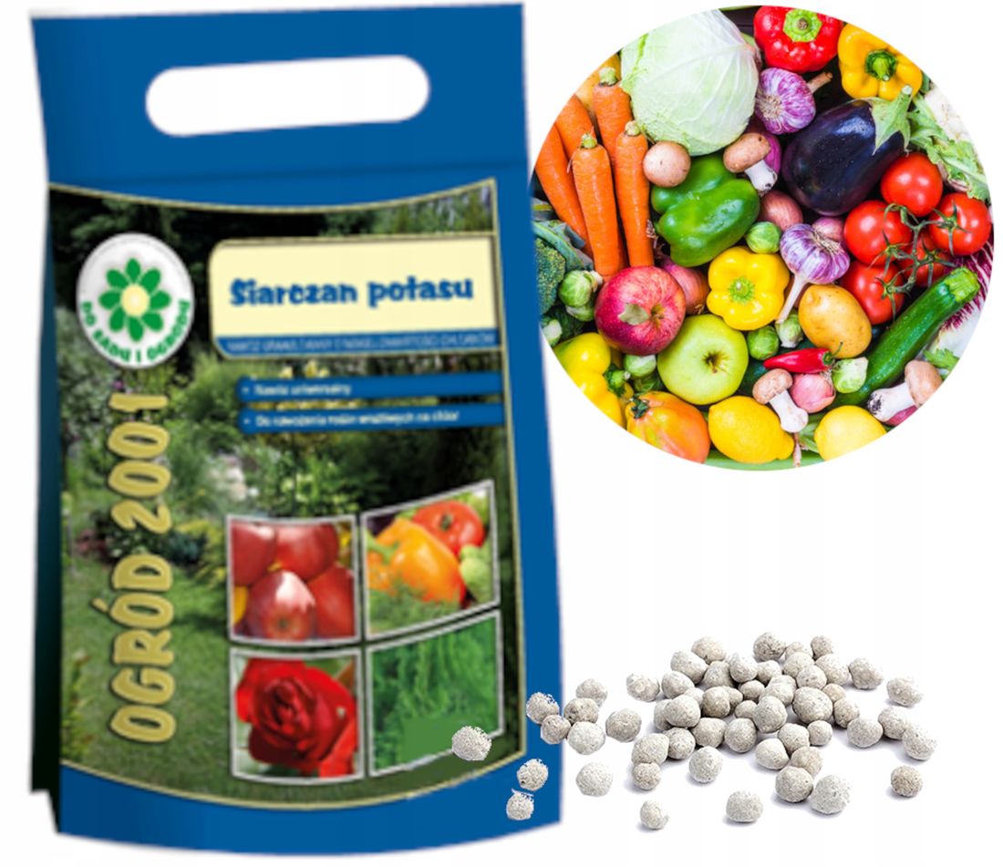 SIARCZAN POTASU 2kg NAWÓZ GRANULOWANY POTASOWA - ERLI.pl