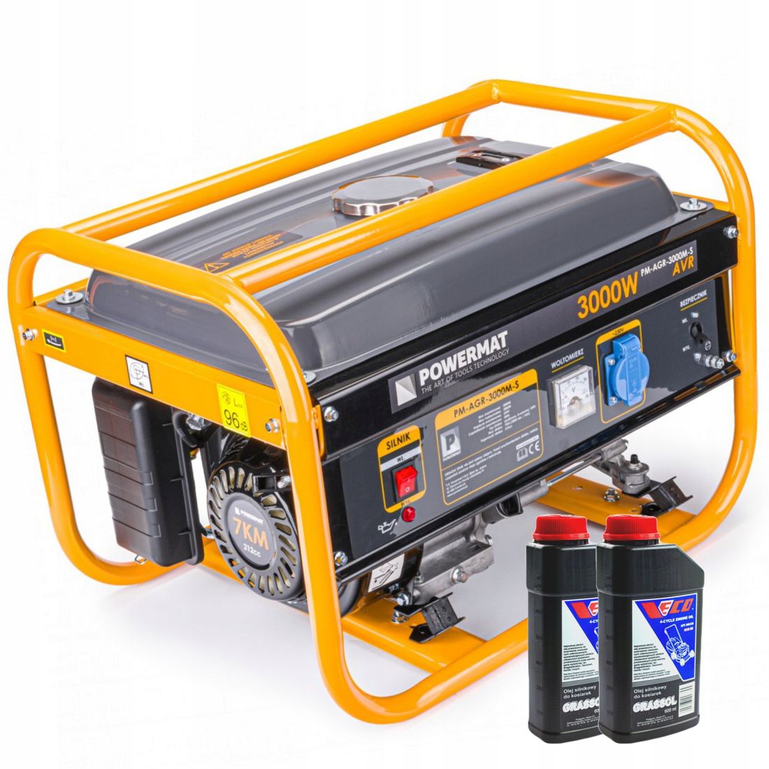 AGREGAT PRĄDOTWÓRCZY GENERATOR 3000W 230V AVR - ERLI.pl