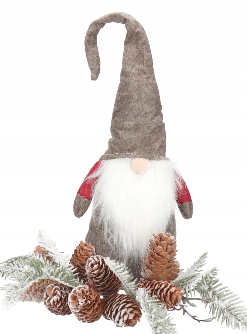 SKRZAT KRASNAL MIKOŁAJ GNOM ŚWIĄTECZNY DUŻY 45CM – 136835487 - ERLI.pl