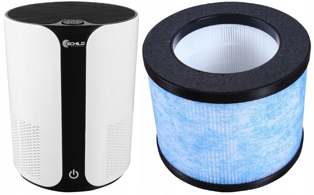 OCZYSZCZACZ POWIETRZA HEPA 22m2 180m3/h 25W 55db - ERLI.pl