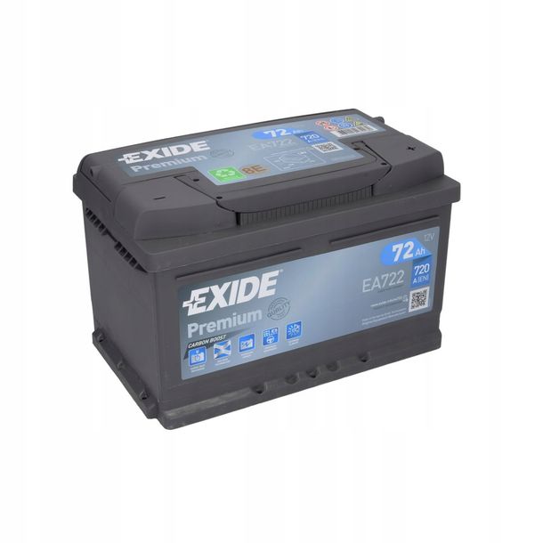 Akumulator EXIDE PREMIUM 72Ah 720A P+ - ERLI.pl
