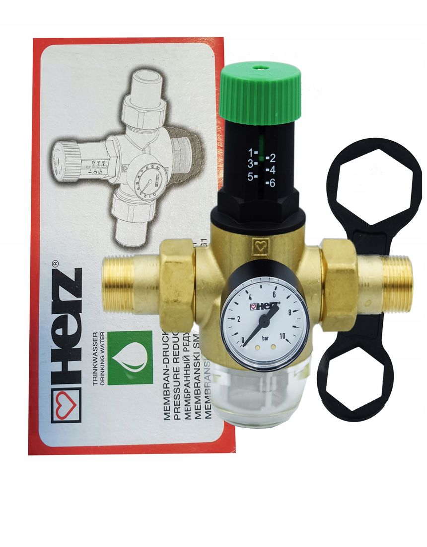 REDUKTOR CIŚNIENIA WODY HERZ 1'' - ERLI.pl