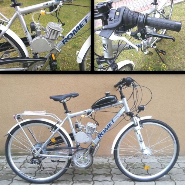 SILNIK SPALINOWY DO ROWERU 80CC 2T KOMPLETNY ZESTAW MORETTI MOCNY – 136975872 - ERLI.pl