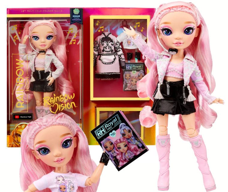 RAINBOW HIGH Lalka MINNIE CHOI Rainbow Vision MGA - ERLI.pl RAINBOW HIGH Lalka MINNIE CHOI Rainbow Vision MGA - ERLI.pl