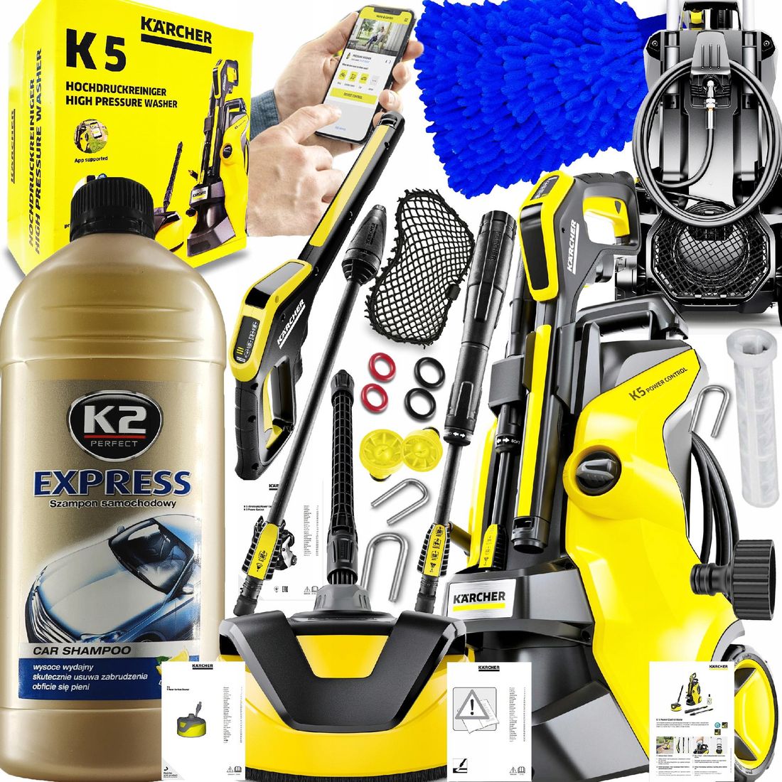 MYJKA CIŚNIENIOWA KARCHER K 5 POWER CONTROL HOME - ERLI.pl