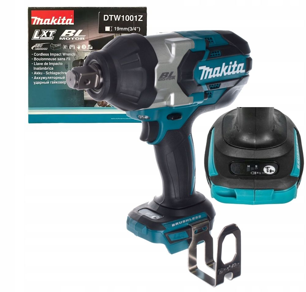 MAKITA DTW1001Z Klucz udarowy 1050 Nm 3/4 18V - ERLI.pl