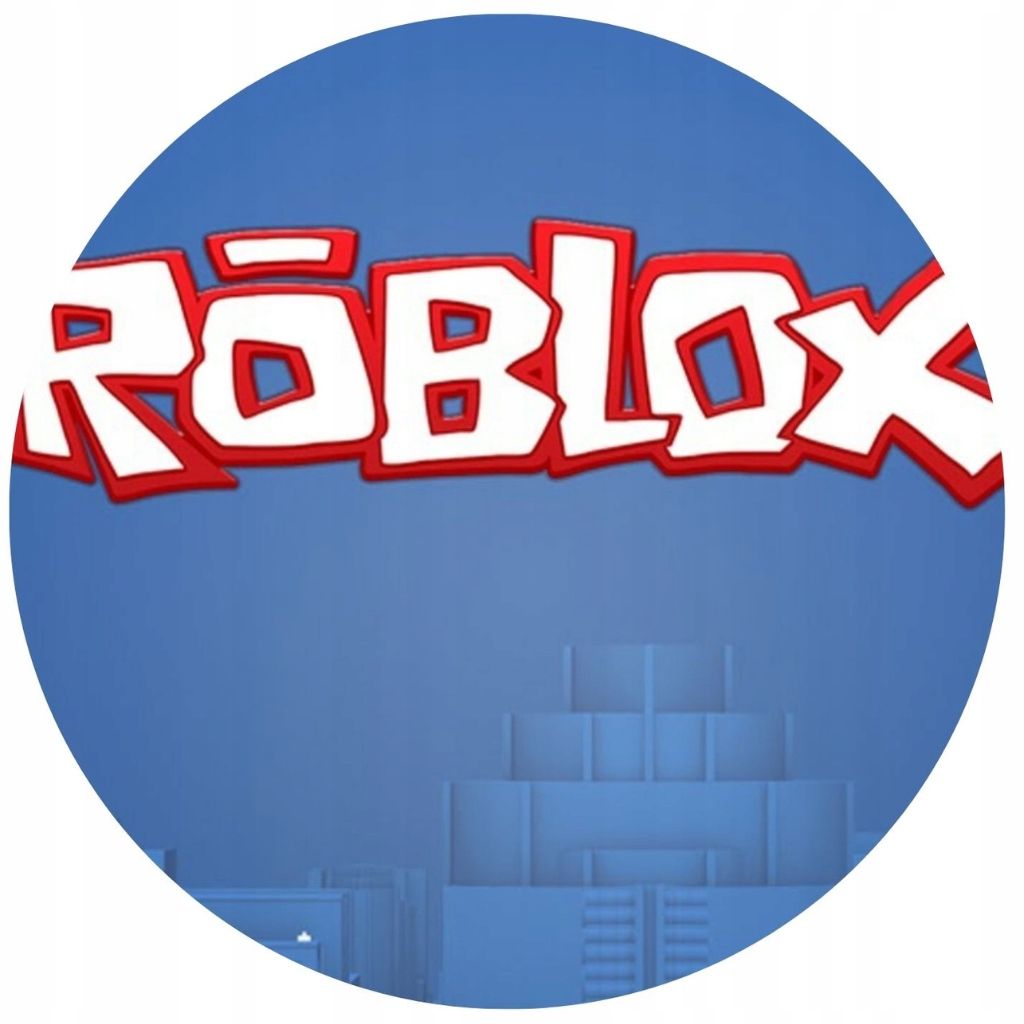 OPŁATEK NA TORT 20CM ROBLOX GRA TWÓJ NAPIS IMIĘ - ERLI.pl