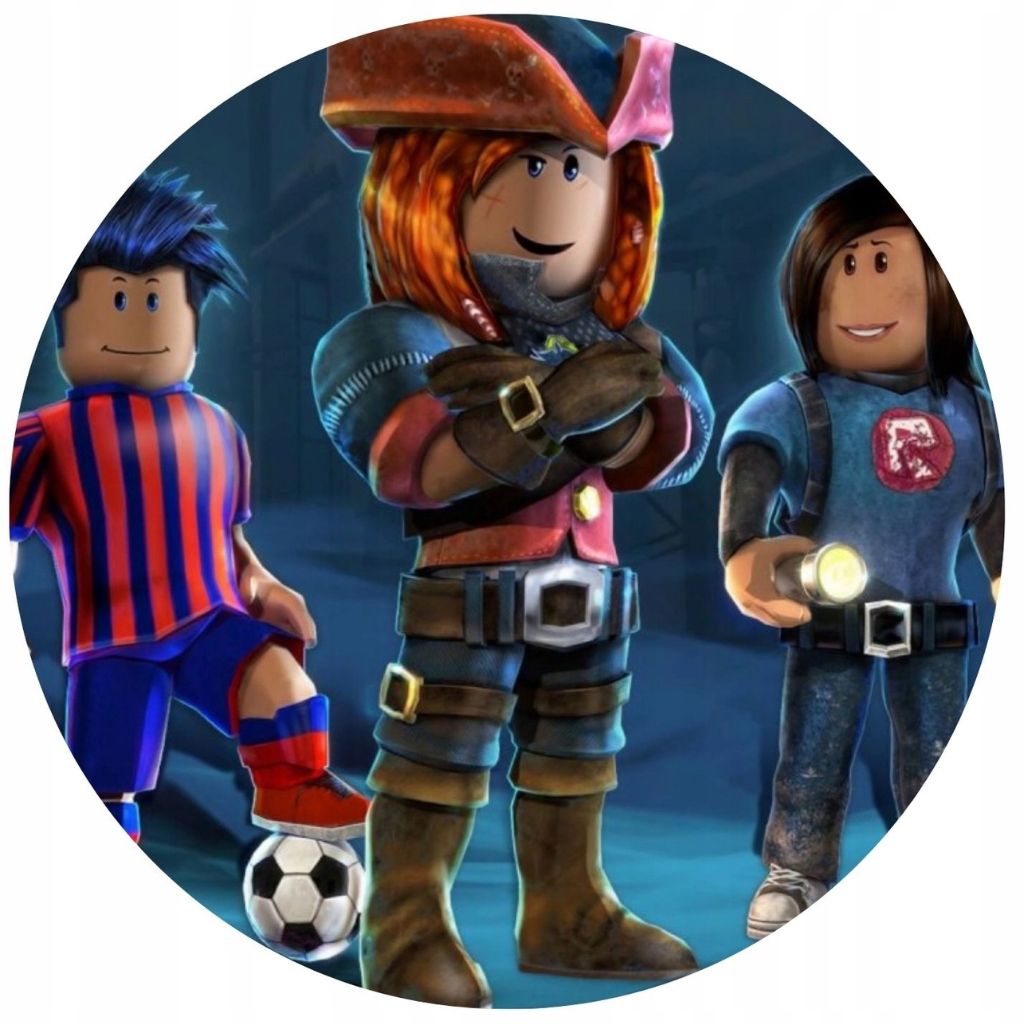 OPŁATEK NA TORT 20CM ROBLOX GRA TWÓJ NAPIS IMIĘ - ERLI.pl