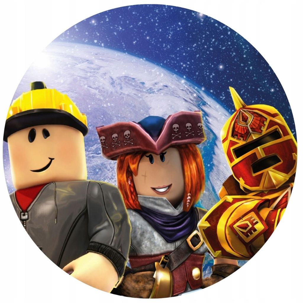 OPŁATEK NA TORT 20CM ROBLOX GRA TWÓJ NAPIS IMIĘ - ERLI.pl