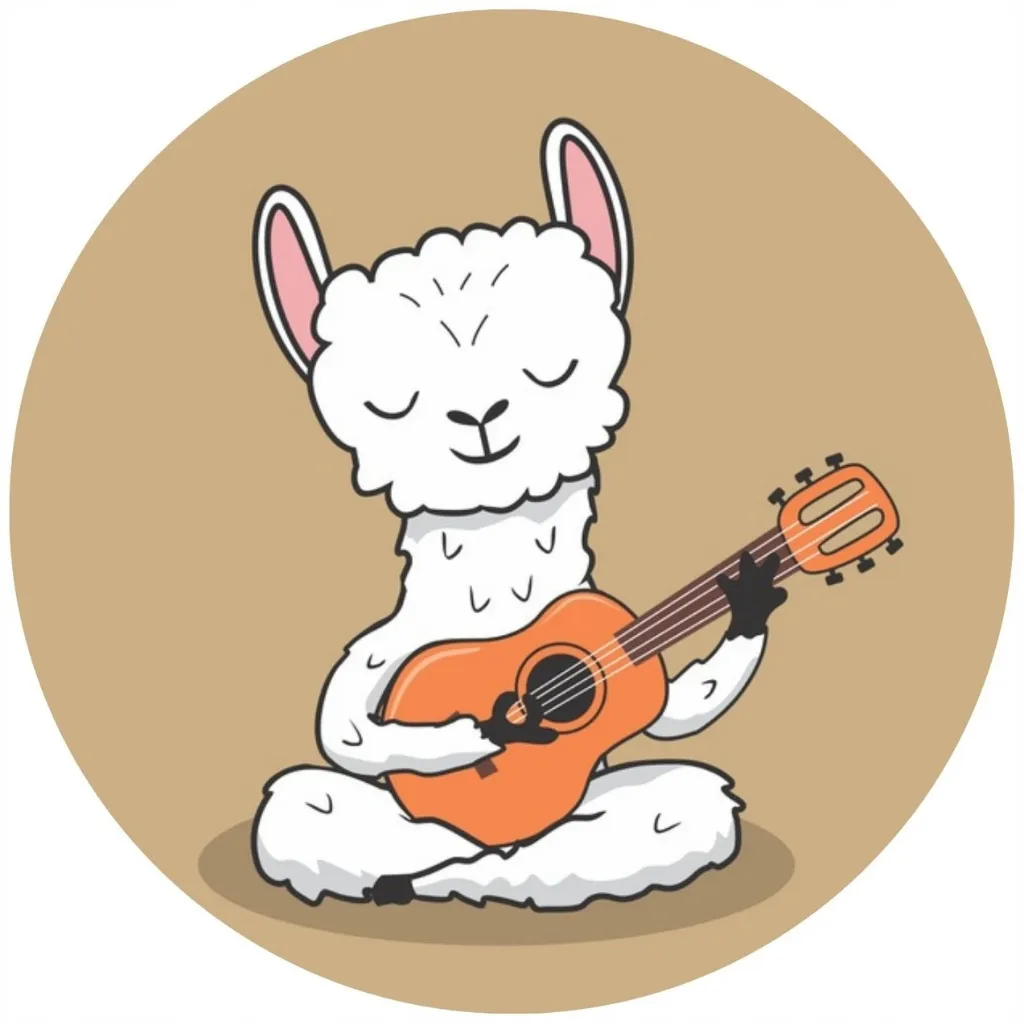 OPŁATEK NA TORT 20CM ALPAKA LAMA GITARA TWÓJ NAPIS – 137285006 - ERLI.pl