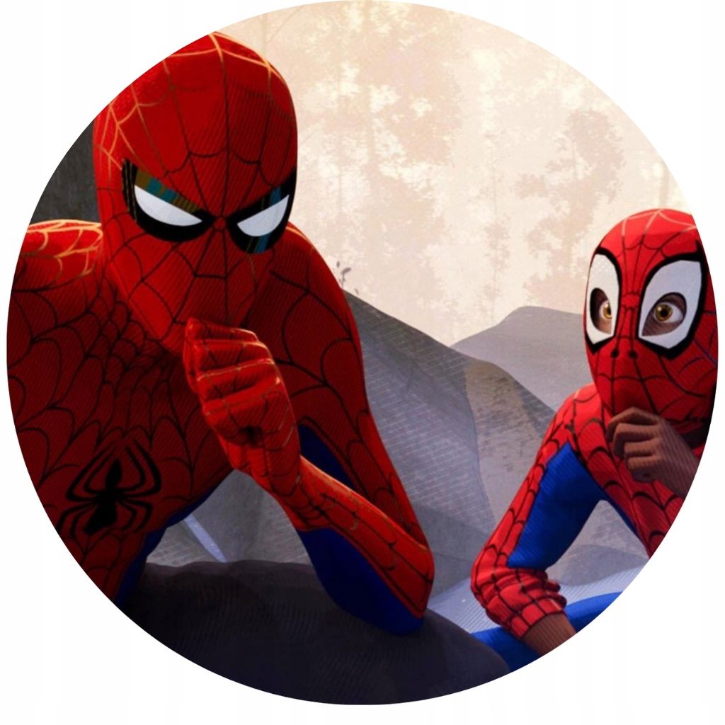 OPŁATEK NA TORT 20CM SPIDERMAN TWÓJ NAPIS IMIĘ - ERLI.pl