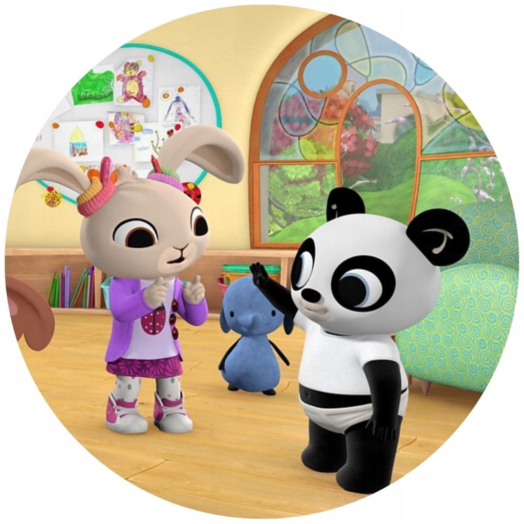 OPŁATEK NA TORT 20CM KRÓLIK BING TWÓJ NAPIS GRATIS - ERLI.pl