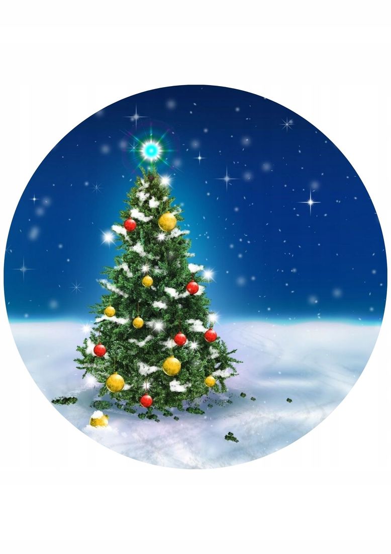 OPŁATEK TORT GRATISY ŚWIĘTA BOŻENARODZENIE CHOINKA – 137287093 - ERLI.pl