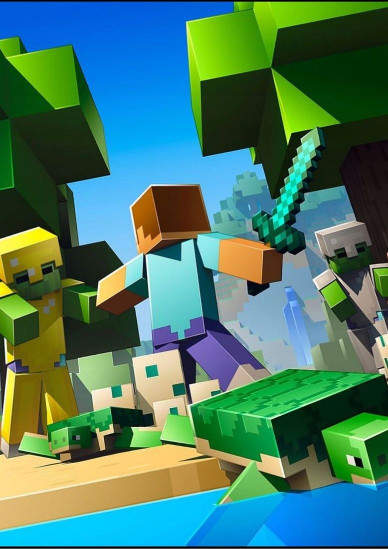 OPŁATEK NA TORT TORT A4 MINECRAFT WALKA – 137287926 - ERLI.pl