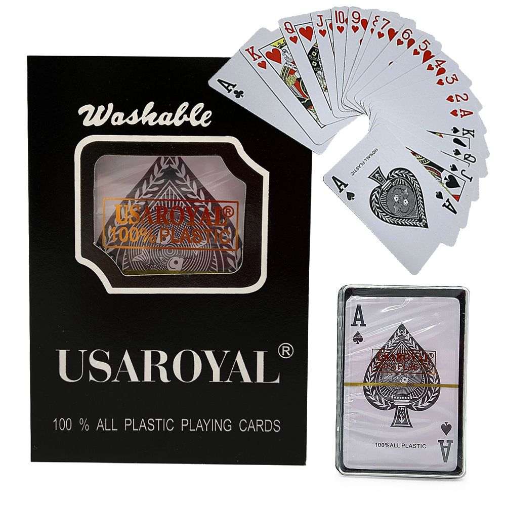 KARTY DO GRY W POKERA TALIA KART POWLEKANE 54 SZT - ERLI.pl KARTY DO GRY W POKERA TALIA KART POWLEKANE 54 SZT - ERLI.pl