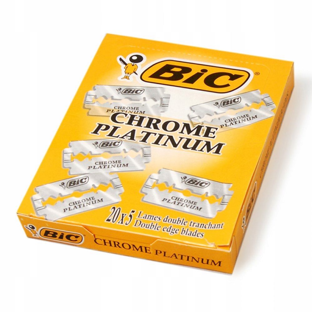 Żyletki BIC Chrome Platinum 100 szt – 137518712 - ERLI.pl