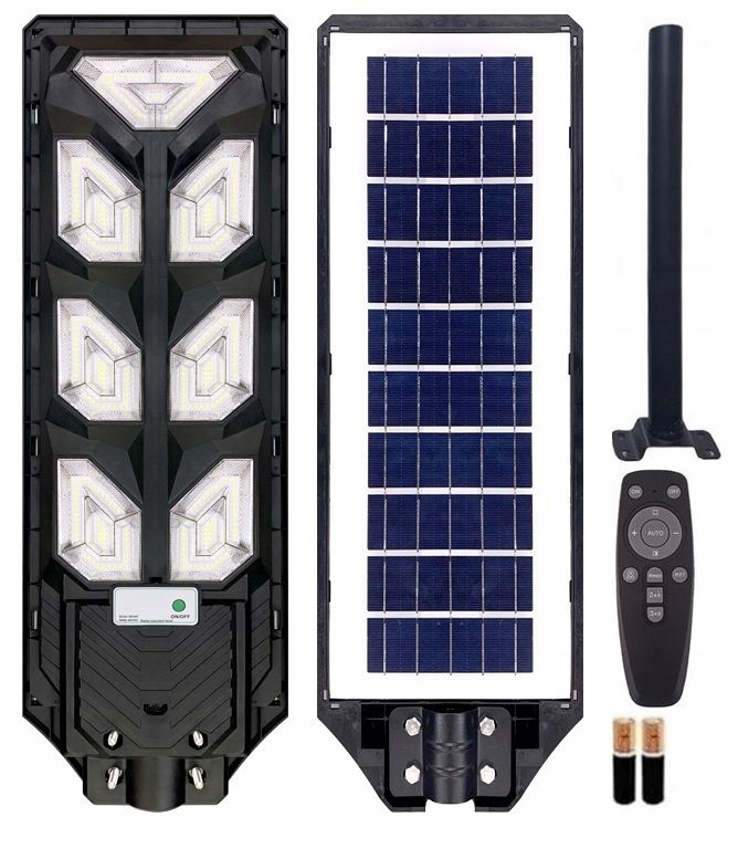 LAMPA LED SOLARNA LATARNIA ULICZNA 700W 20000 mAh - ERLI.pl