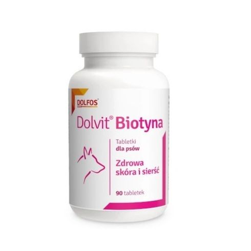 Dolvit Biotyna Pies 90 tabl. Dla psa. Dolfos – 137659283 - ERLI.pl