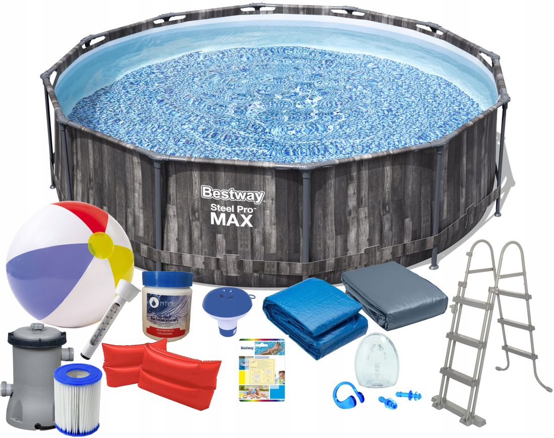 BESTWAY 5614X 16w1 BASEN STELAŻOWY 366x100 cm - ERLI.pl