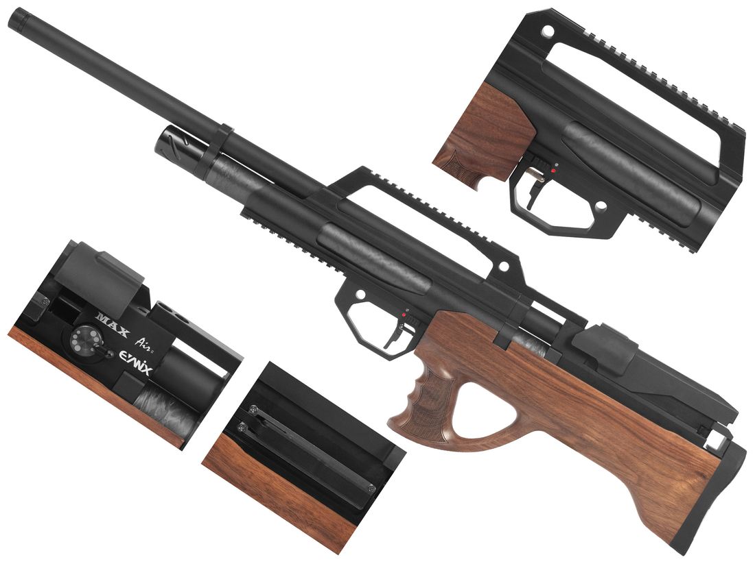 Wiatrówka Evanix PCP Max Air 7,62 mm wood - ERLI.pl
