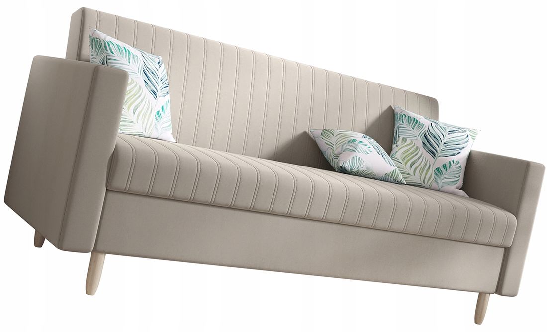 WERSALKA ROZKŁADANA SOFA Z POJEMNIKIEM 10 KOLORÓW - ERLI.pl