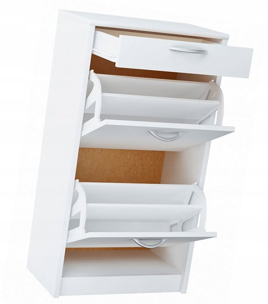 SZAFKA NA BUTY KLASYCZNA MINIMALISTYCZNA 50 CM MAT - ERLI.pl