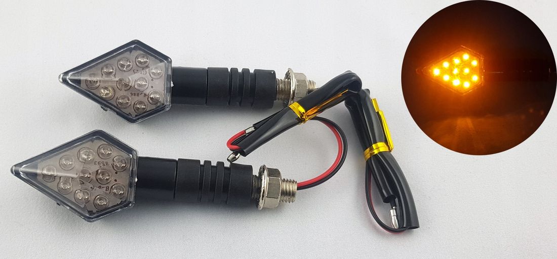Kierunkowskazy motocyklowe kierunki LED 003 - ERLI.pl Kierunkowskazy motocyklowe kierunki LED 003 - ERLI.pl
