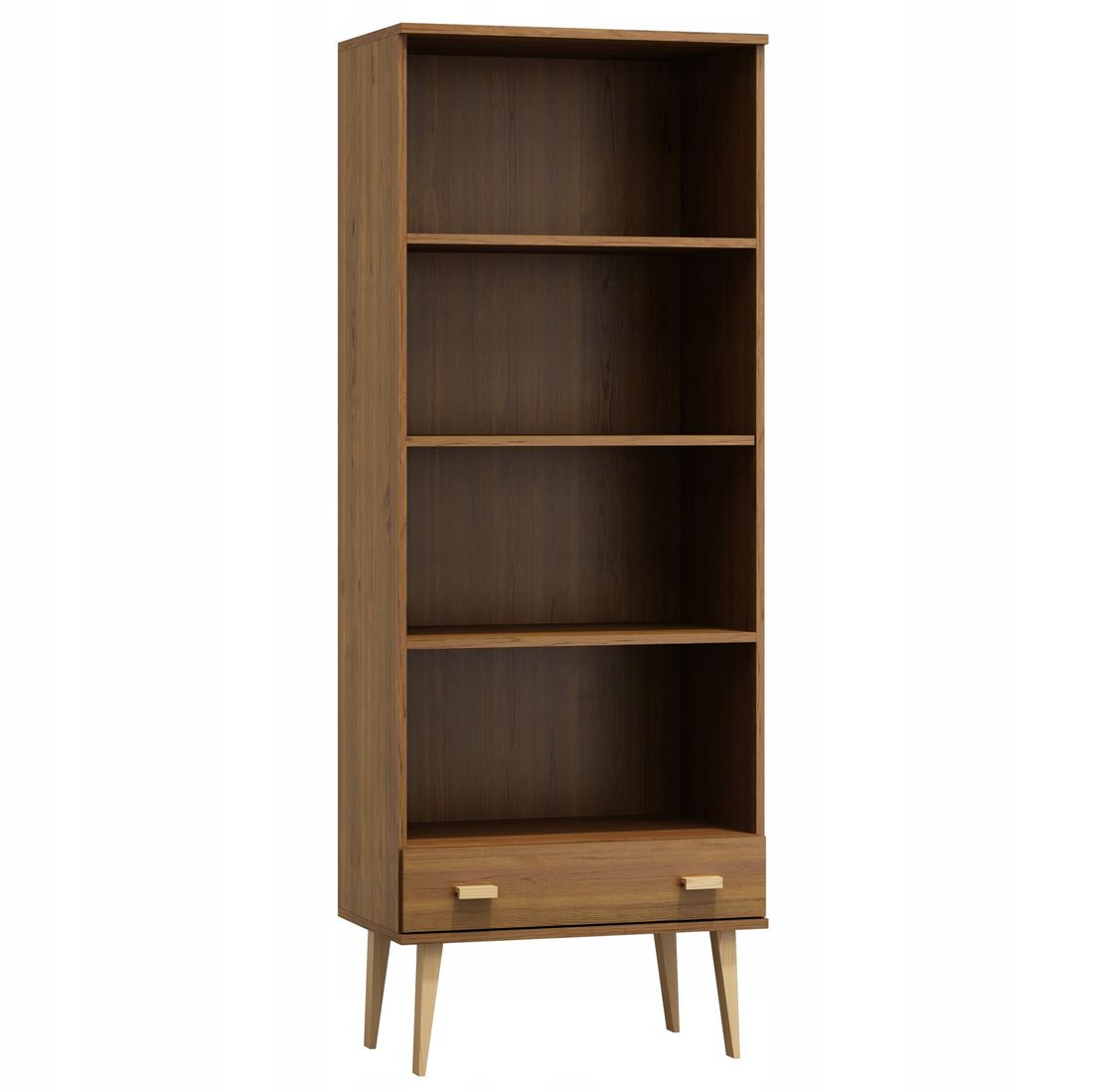 REGAŁ 80 VENUCI Z SZUFLADĄ KOLORY OLCHA DĄB ORZECH - ERLI.pl