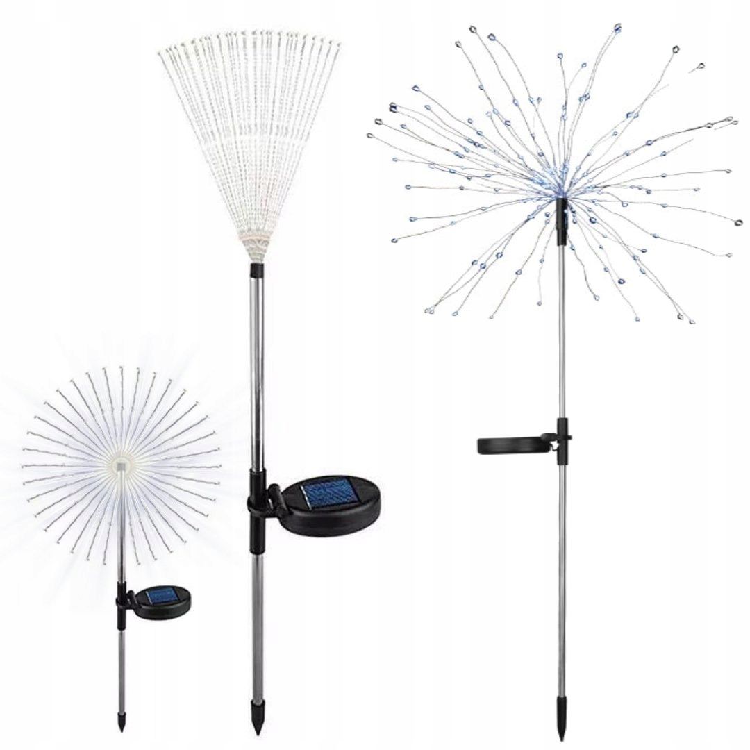 LAMPA OGRODOWA SOLARNA 120 LED DRZEWO DMUCHAWIEC - ERLI.pl