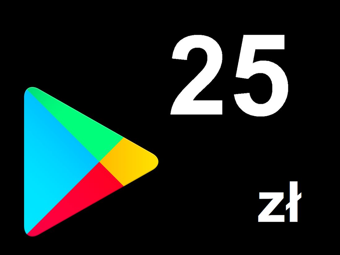 Google Play 25 zł - Karta podarunkowa , przedpłacona - ERLI.pl