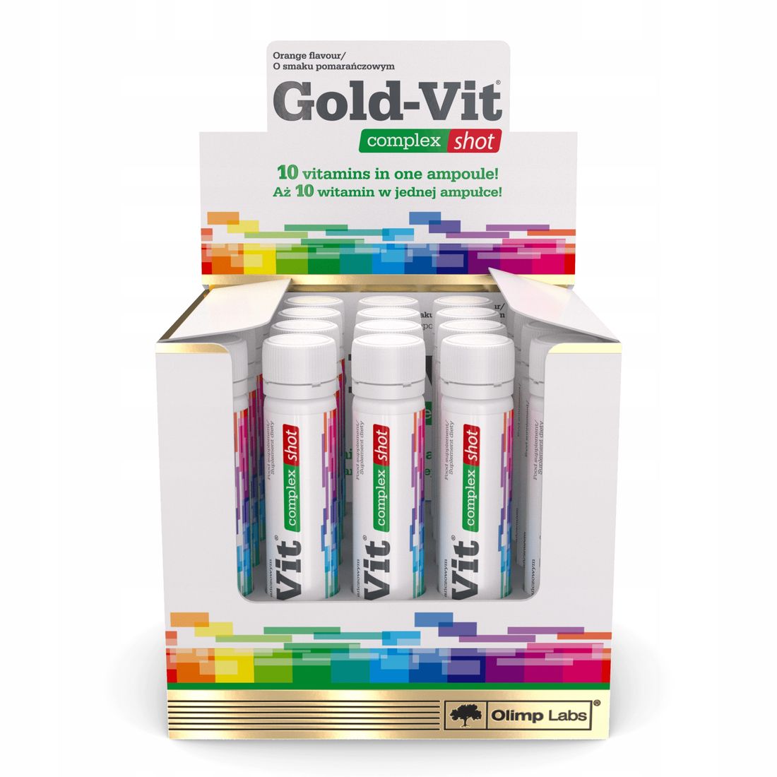 OLIMP GOLD-VIT COMPLEX SHOT 20x25ML WITAMINY Hit! - ERLI.pl
