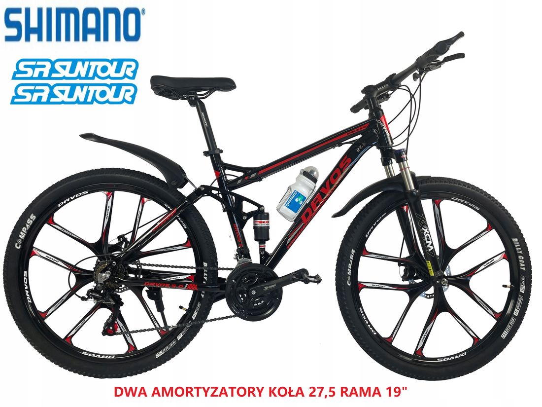 Rower MTB DAVOS 2xAMOR TARCZE SHIMANO 27,5 woow5.0 - ERLI.pl