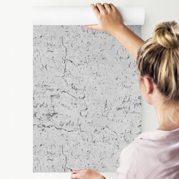 Tapeta W Rolce Nowoczesny Efekt BETON Dekoracja - ERLI.pl